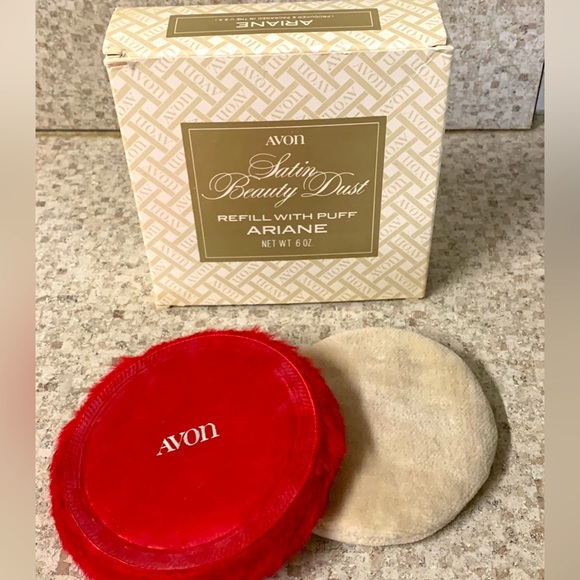 Avon | Makeup | Vintage Avon Satin Beauty Puff Ariane Preowned | Poshmark